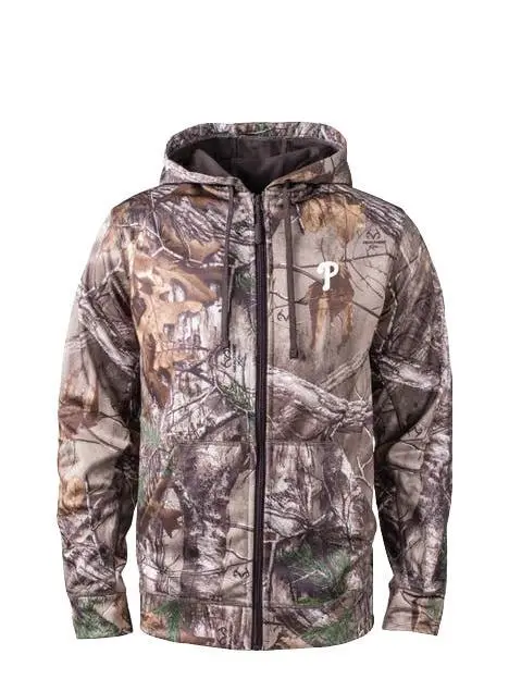 DUNBROOKE Philadelphia Phillies Realtree Camouflage Full-zip Hoodie - Camo
