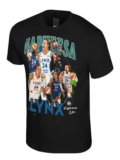 STADIUM ESSENTIALS Napheesa Collier Minnesota Lynx Graphic T-shirt - Black