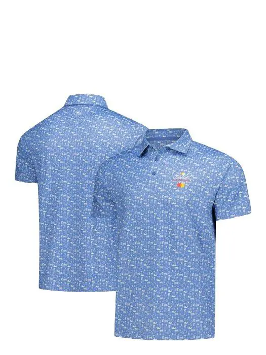 BARSTOOL GOLF Arnold Palmer Invitational Bay Hill Printed Polo - Blue