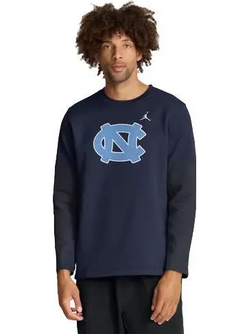 JORDAN BRAND North Carolina Tar Heels Therma-fit Long Sleeve T-shirt - Navy