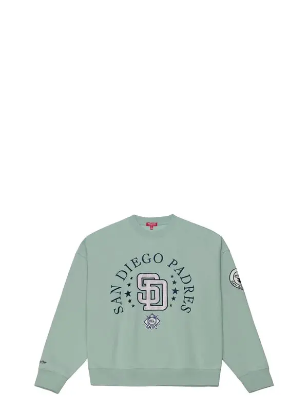 Mitchell & Ness San Diego Padres Yacht Rock Sweatshirt - Green