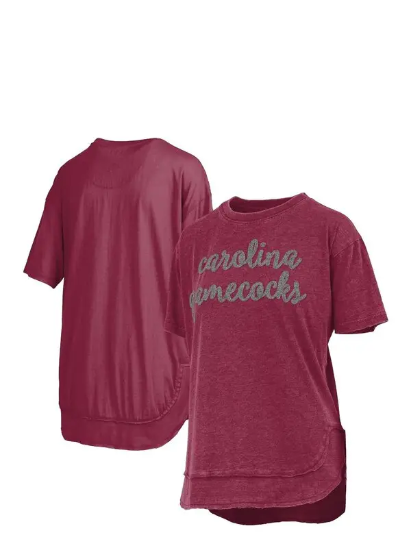 PRESSBOX South Carolina Gamecocks Poncho T-shirt By - Garnet