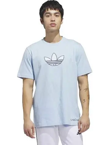 Adidas Italy National Team 2026 Away Jersey Hook T-shirt - Light Blue