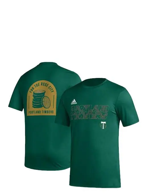 Adidas Portland Timbers Team Jersey Hook Aeroready T-shirt - Green