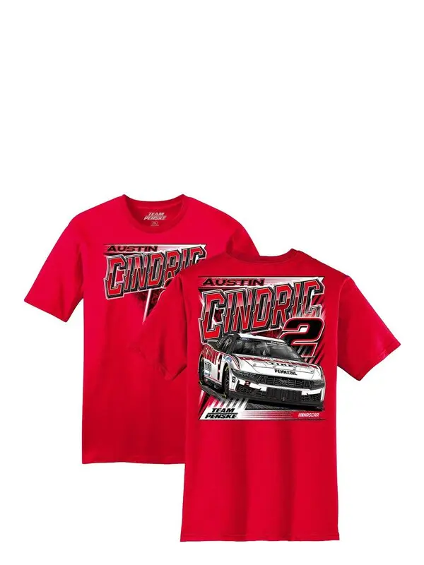 TEAM PENSKE Austin Cindric Car T-shirt - Red