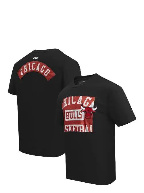PRO STANDARD Chicago Bulls Made To Play Drop Shoulder T-shirt - Black