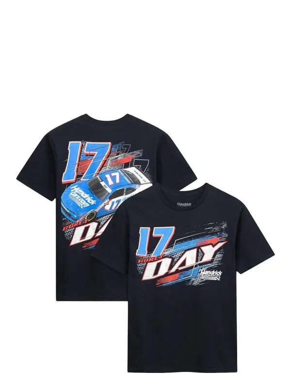 HENDRICK MOTORSPORTS TEAM COLLECTION Corey Day #17 Hendrickcars.com T-shirt - Black