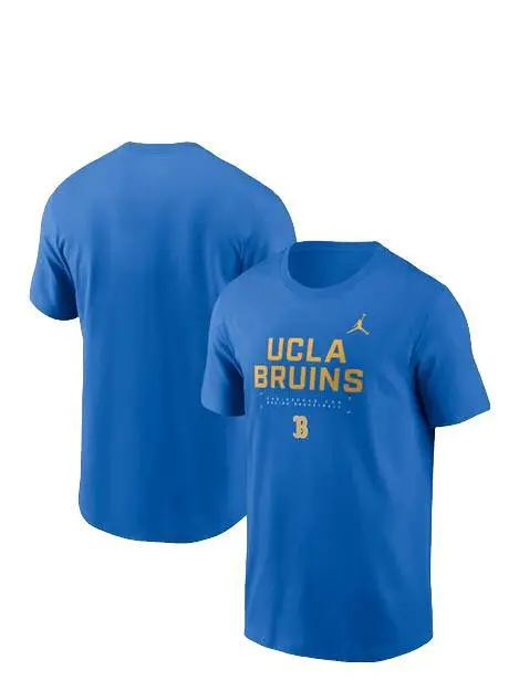 JORDAN BRAND Ucla Bruins 2025 Courtside Basketball Performance T-shirt - Blue