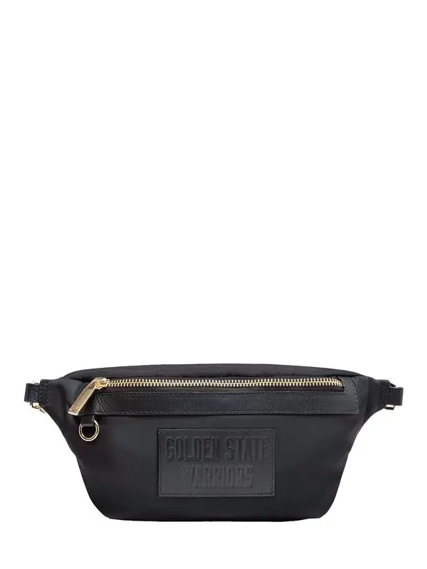 LUSSO Golden State Warriors Leather Fanny Pack - Black
