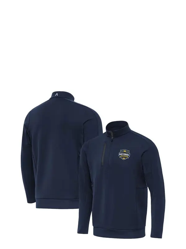 ANTIGUA Michigan Wolverines 2026 Ncaa Basketball National Champions Generation Quarter-zip Pullover - Navy