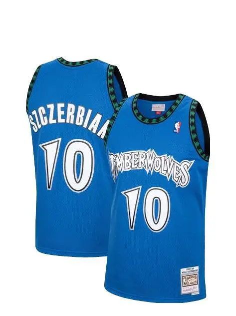 Mitchell & Ness Wally Szczerbiak Minnesota Timberwolves 2001/02 Hardwood Classics Swingman Jersey - Blue