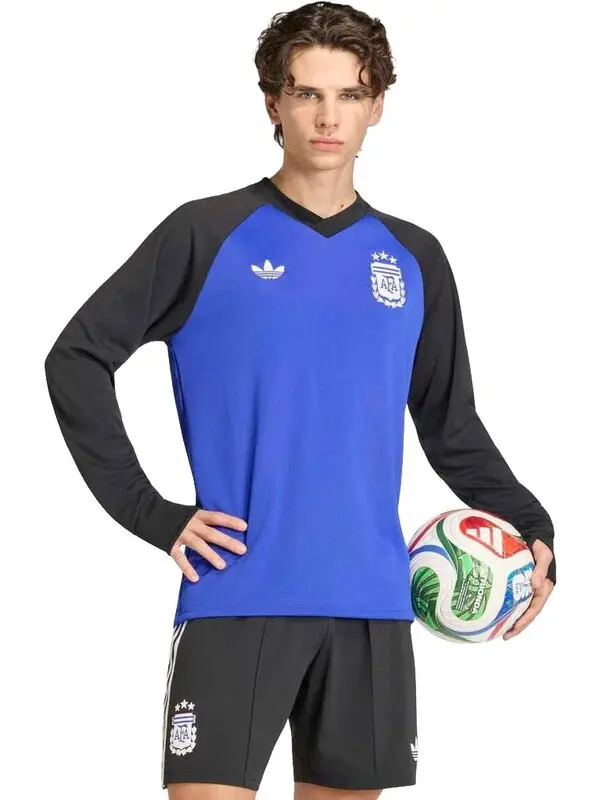 Adidas Argentina National Team 2026 Long Sleeve Pre-match Top - Blue