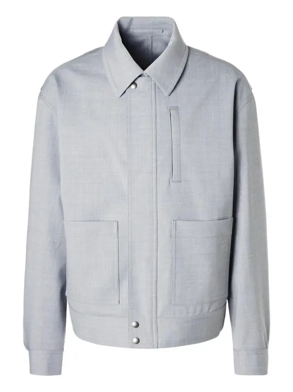Dries Van Noten Long-sleeve Zip-up Jacket - Gray