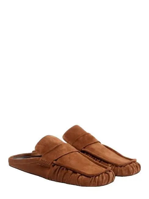 JIL SANDER Suede Mules - Brown