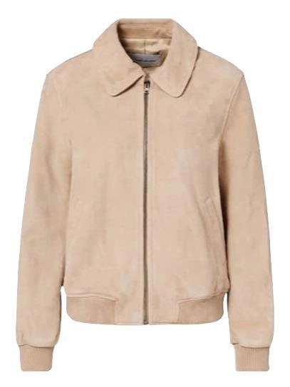 YVES SALOMON Suede Bomber Jacket - No