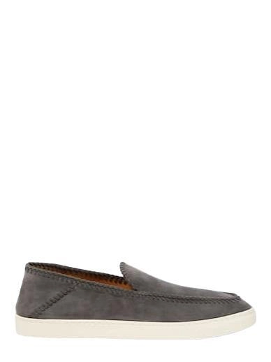 Giorgio Armani Suede Loafers - Black