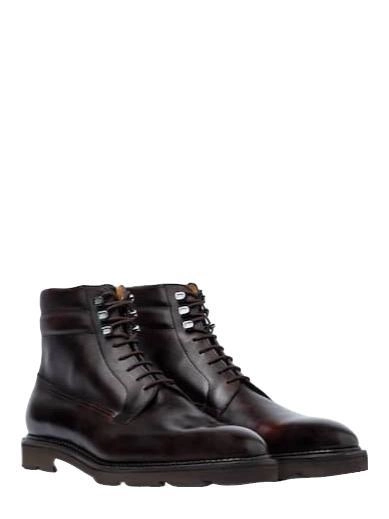 John Lobb Alder Lace-up Leather Boots - Black