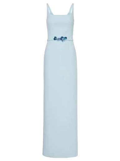 SAFIYAA LONDON Kristena Embellished Gown - Blue