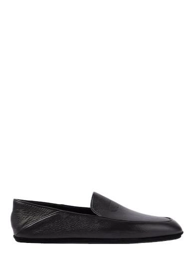 John Lobb Tyne Suede Loafers - Black