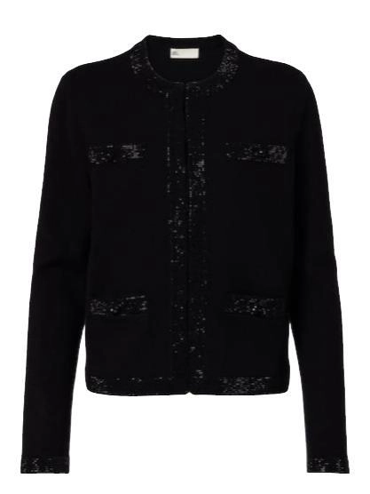 Tory Burch Embellished Wool-blend Cardigan - No