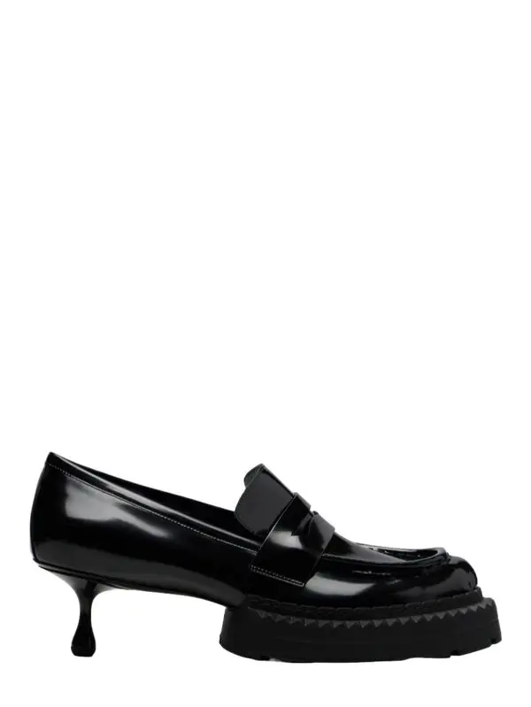 Comme Des Garçons X Jimmy Choo Heeled Loafer Pumps - Black