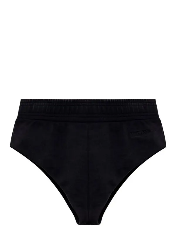 Vetements French Terry Cloth Shorts - Black
