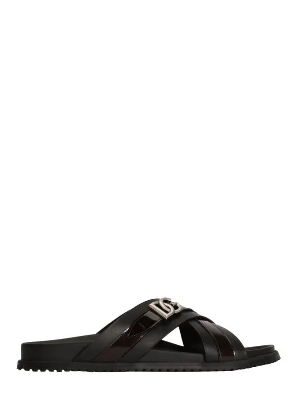Dolce & Gabbana Logo Plaque Slides - Multicolor