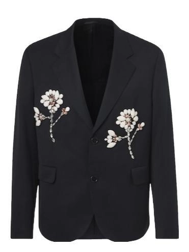 Simone Rocha Embellished Blazer - Black