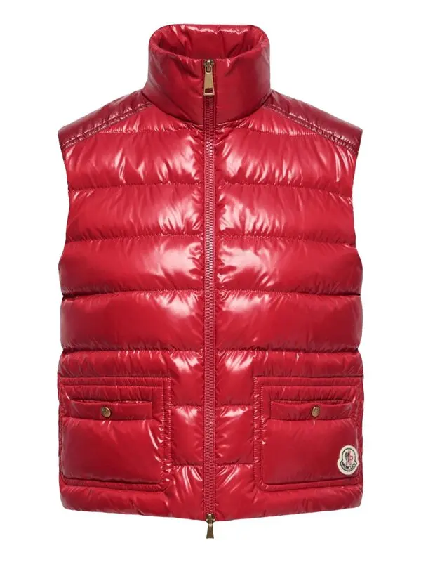 Moncler Frelon Down Vest - Red