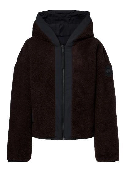 Canada Goose Hooded Reversible Teddy Zip-up Jacket - Black
