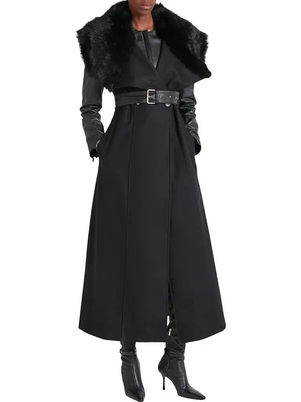 TEMPERLEY LONDON Sovereign Coat - Black