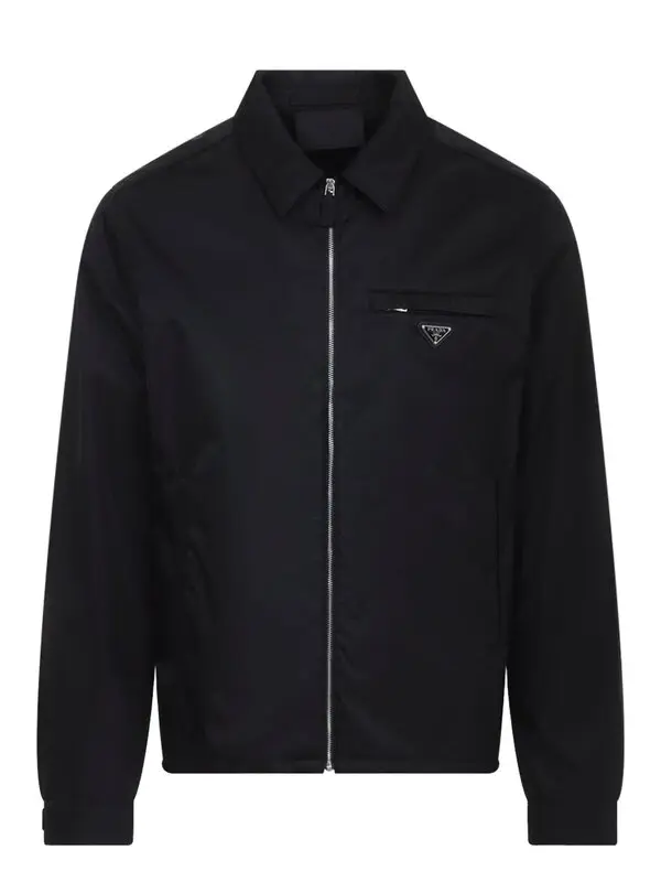 Prada Re-nylon Printed Jacket - Black