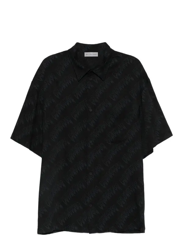Balenciaga Spring 2026 Therge Fit Shirt - Black