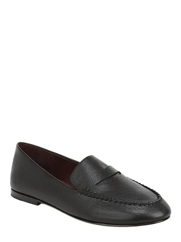Vince Teo Suede Loafers - Black