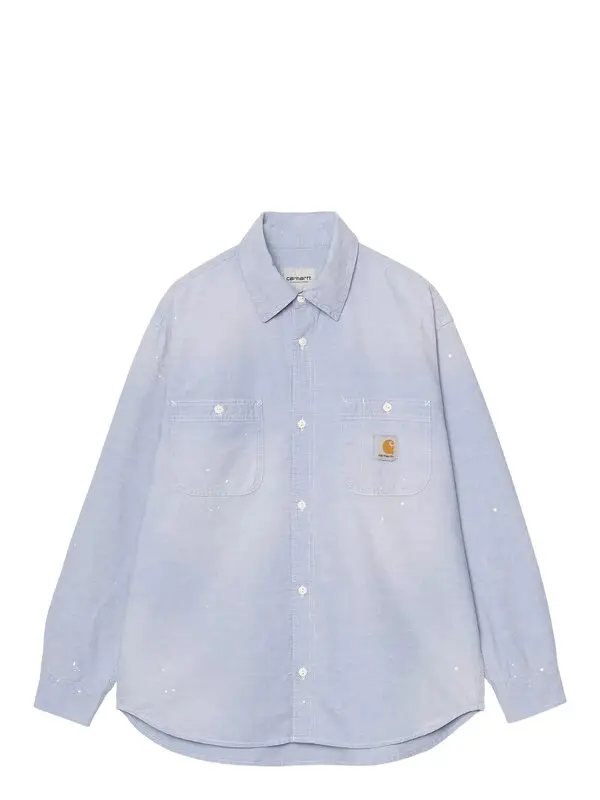 Carhartt Work In Progress Denim Cotton Shirt - Blue