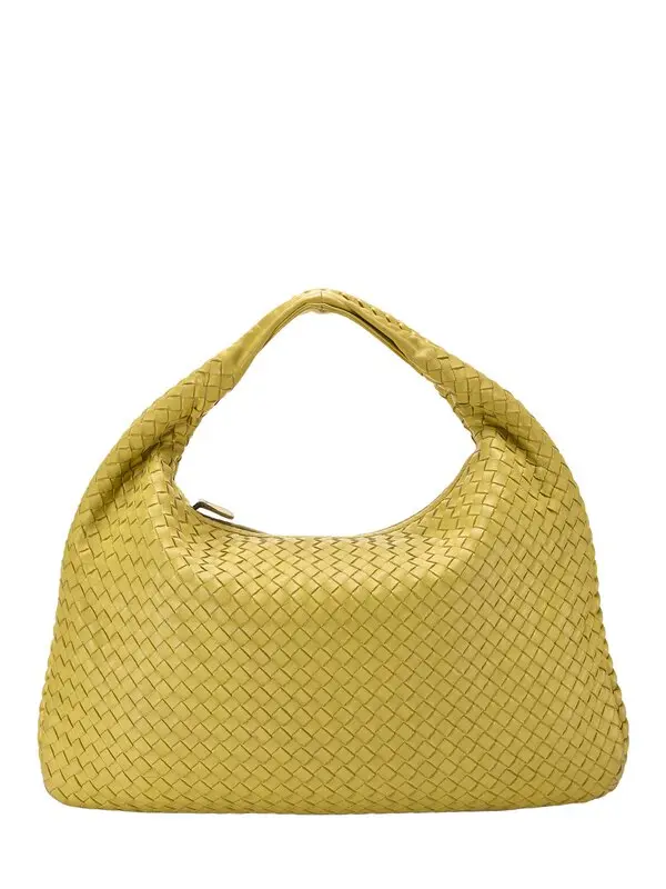 Bottega Veneta Intrecciato Veneta Hobo Bag - Yellow