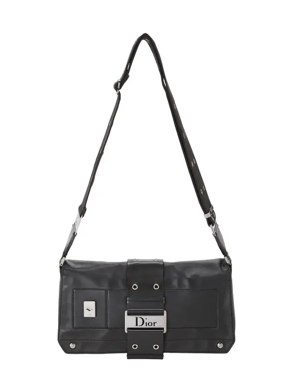 Dior Leather Shoulder Bag - Black