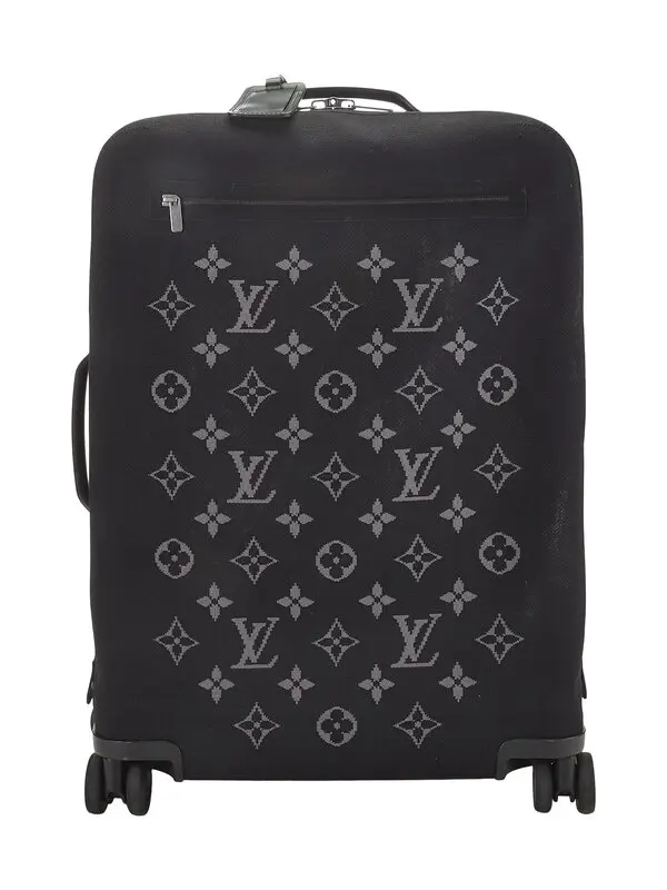 LOUIS VUITTON Monogram Jacquard Soft Horizon 55 - Black