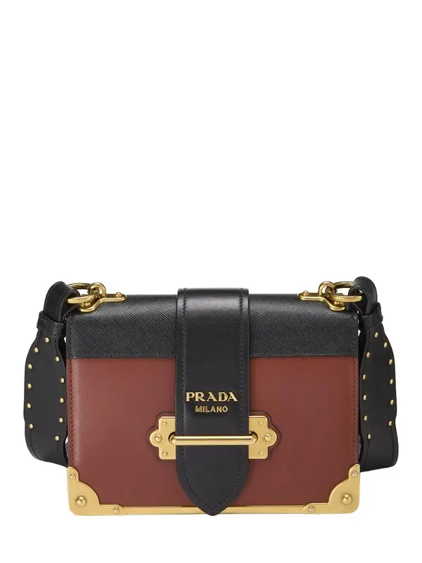 Prada Cahier Crossbody Bag - Brown