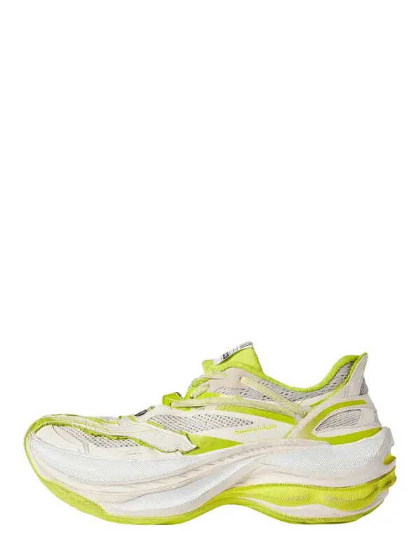 Balenciaga Jet Sneaker - Eggshell/lime