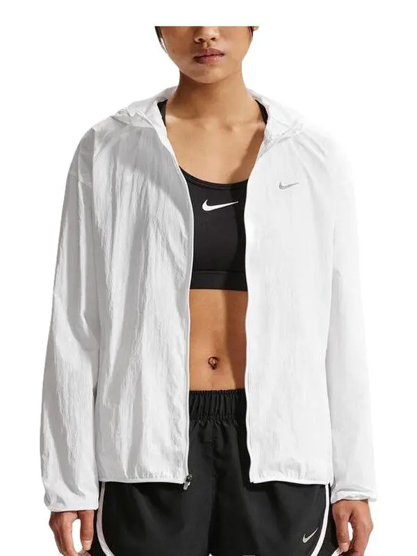 Nike Tempo Lightweight Uv Protection Jacket - White