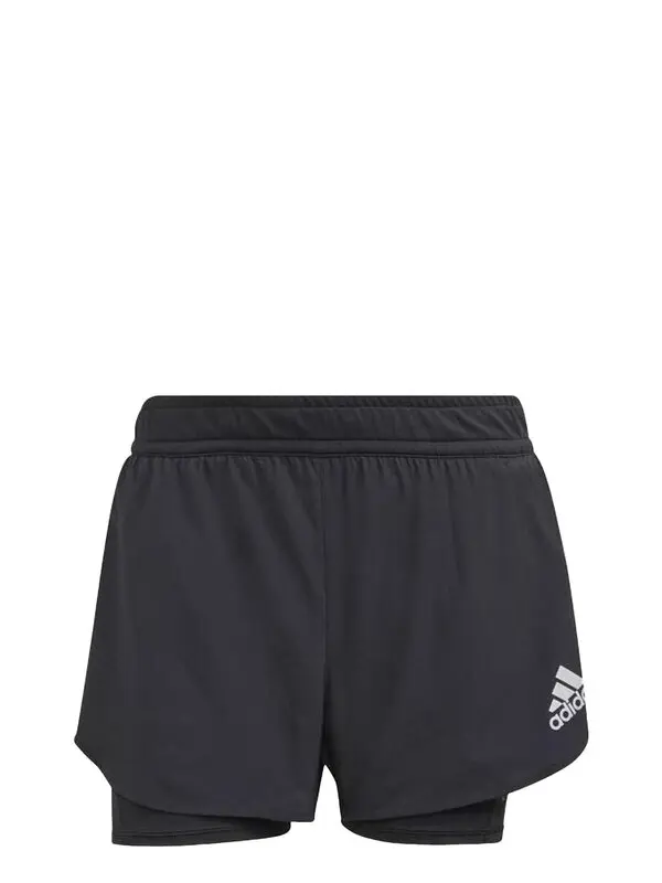 Adidas Fast Primeblue 2-in-1 Shorts - Black