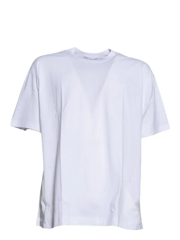 Comme Des Garçons Crew Neck Short-sleeved T-shirt - White
