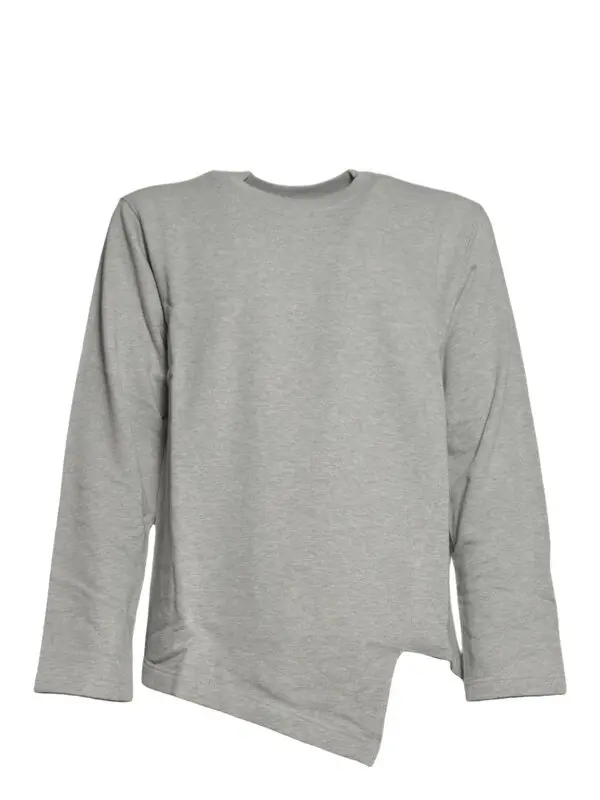 Comme Des Garçons Crew Neck Long-sleeved T-shirt - Gray