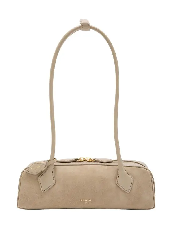 Alaïa Le Teckle Small Shoulder Bag - Grey