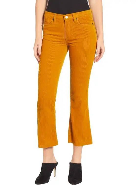 Blanknyc Corduroy Crop Flare Pants - Marigold