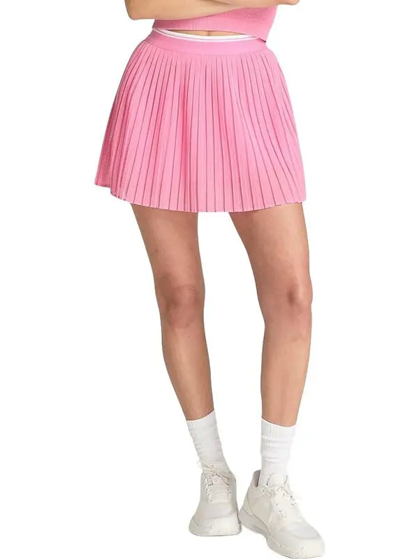 Wilson Limitless Pleated Mesh Mini Skirt - Bloom