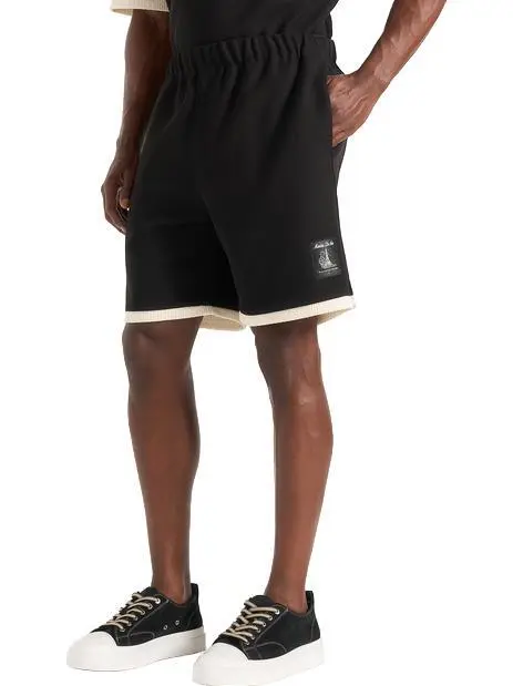 Manière De Voir Crochet Detail Shorts - Black