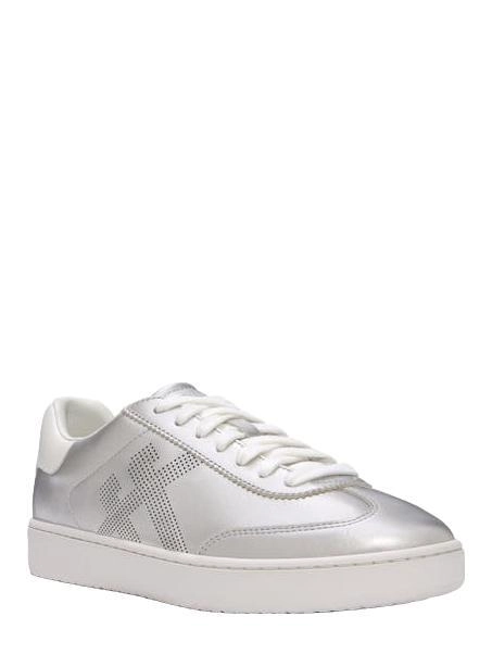 Fitflop The Dash Ff Metallic T-toe Sneakers - Silver