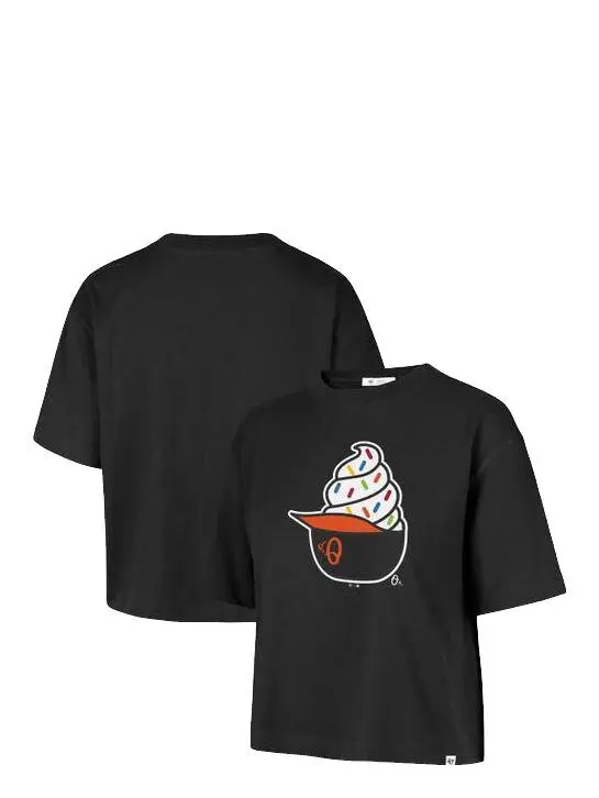 '47 47 Baltimore Orioles Ice Cream Helmet T-shirt - Black